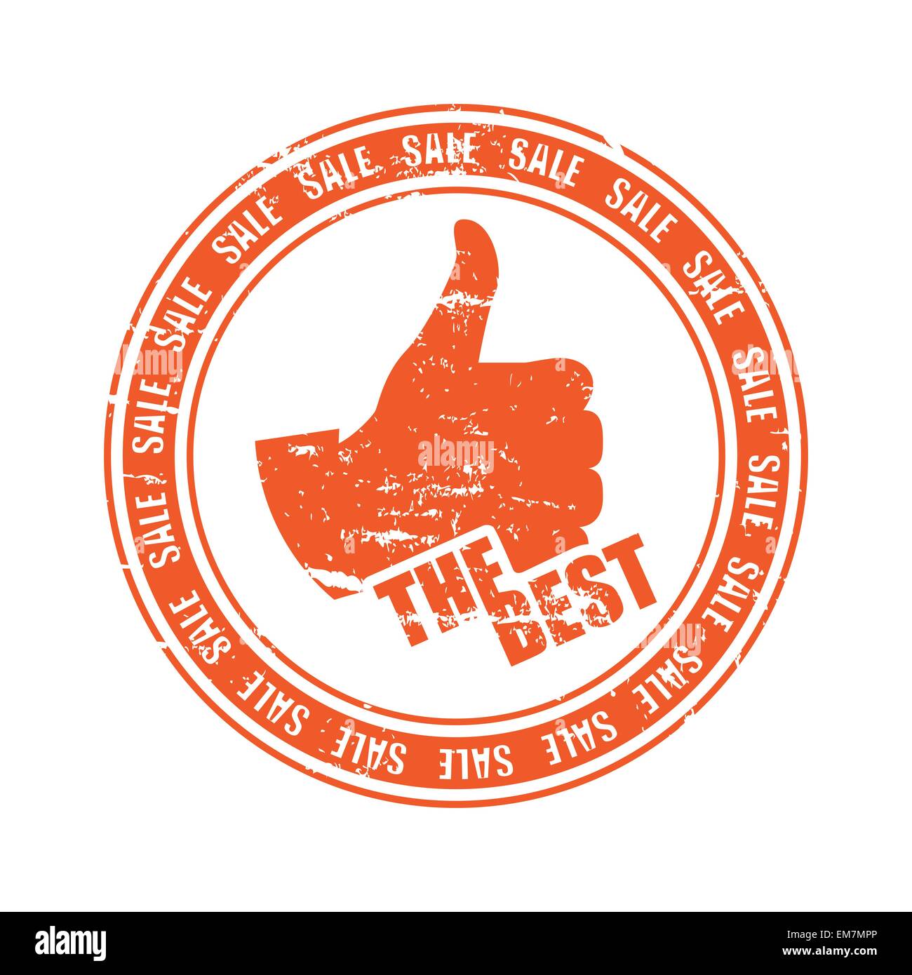 Vector THE BEST stamp Stock Vector Image & Art - Alamy