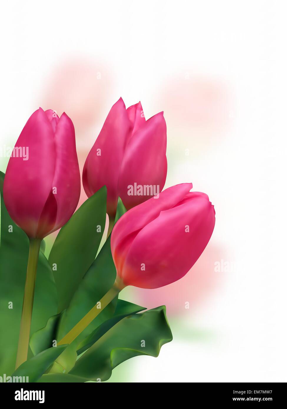 Easter flower arrangement Stock Vector Images - Alamy