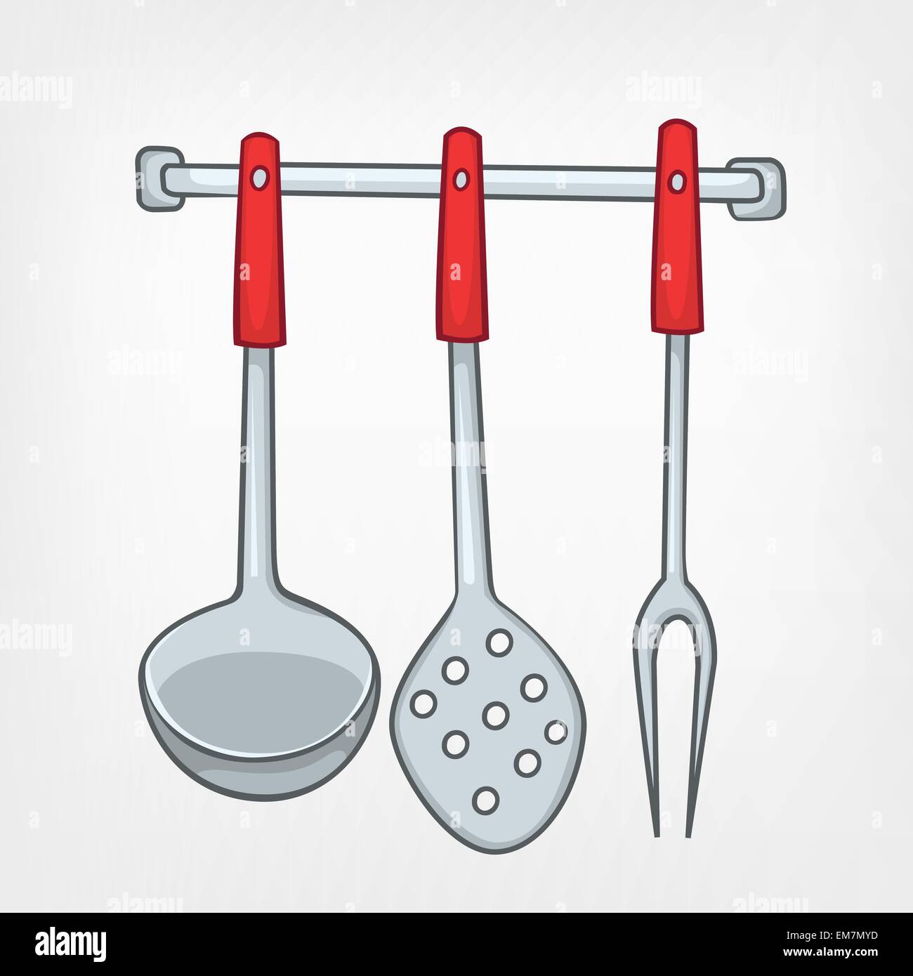 Cartoon Cooking Utensils