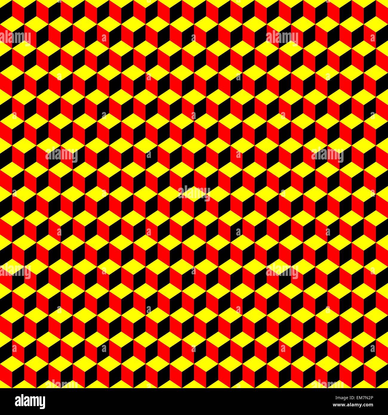 psychedelic pattern black-red-yellow Stock Vector Image & Art - Alamy