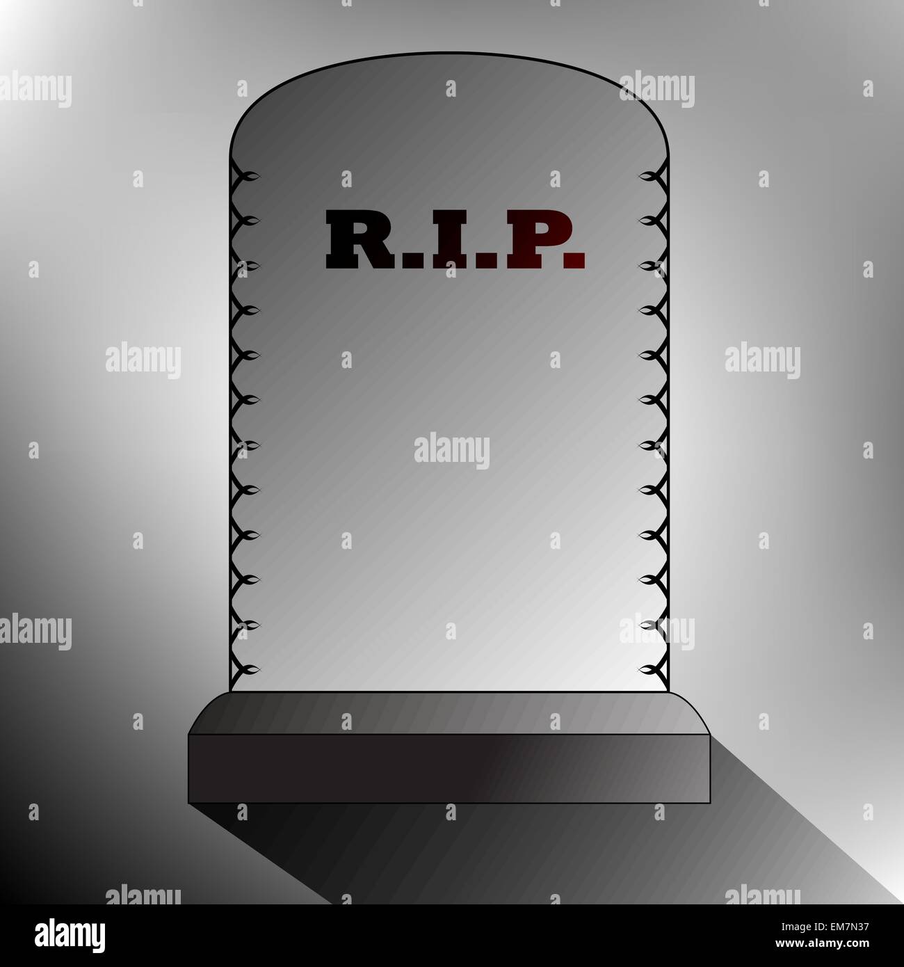 Rest in peace stone Stock Vector Images - Alamy