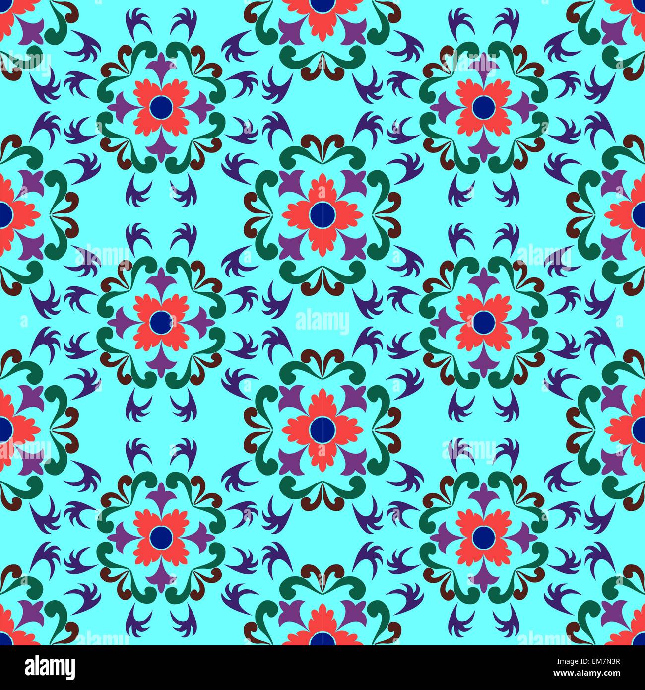 Antique illustration flowers Stock Vector Images - Alamy