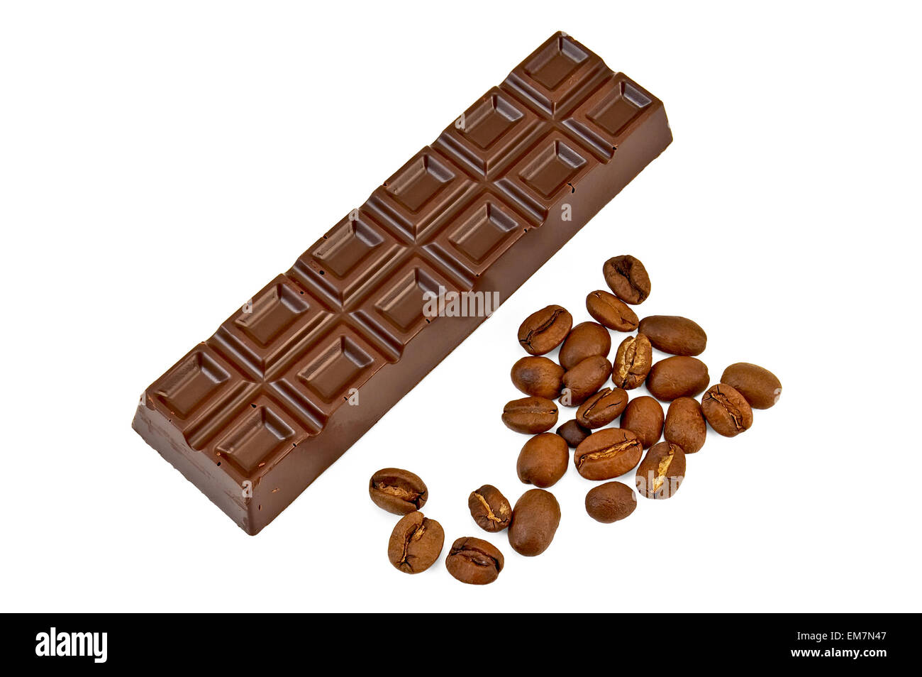 Tasty chocolate bar coffee Cut Out Stock Images & Pictures - Alamy