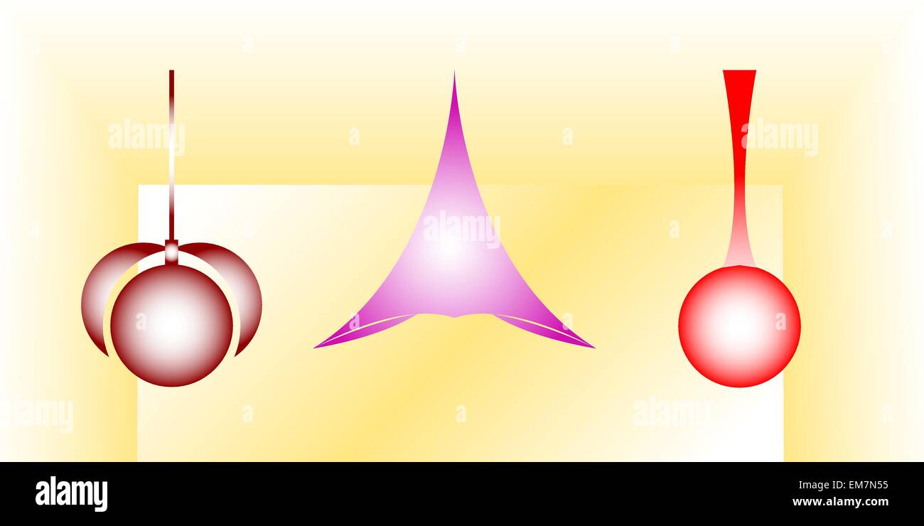 Classical lamps Stock Vector Images - Alamy