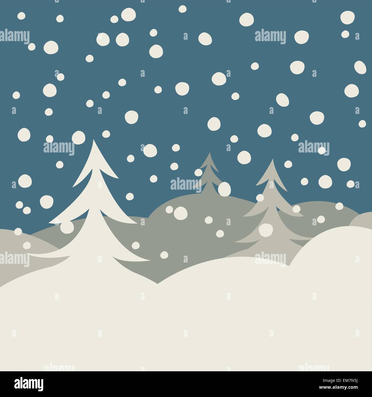 Winter play illustration vector Stock Vector Images - Alamy