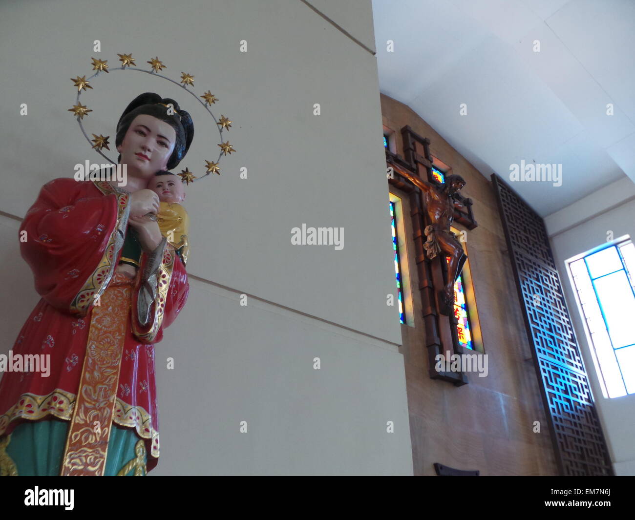 Manila, Philippines. 16th Apr, 2015. Sta Maria Parish also known as Our ...