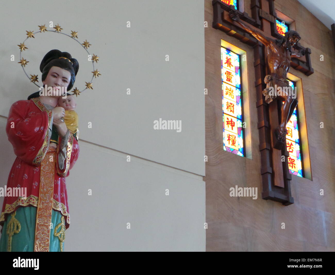Manila, Philippines. 16th Apr, 2015. Sta Maria Parish also known as Our ...