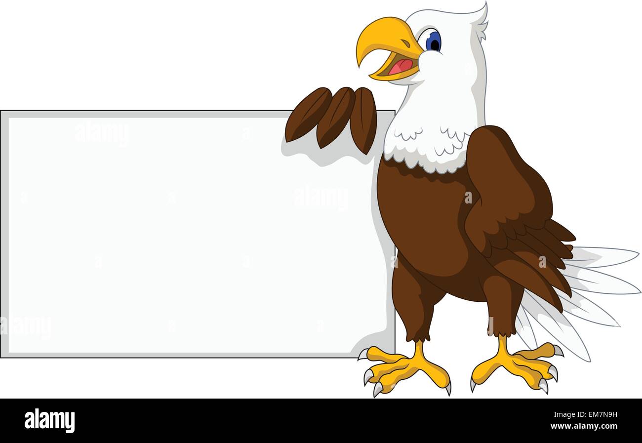 Vector illustration cartoon eagle hi-res stock photography and images ...