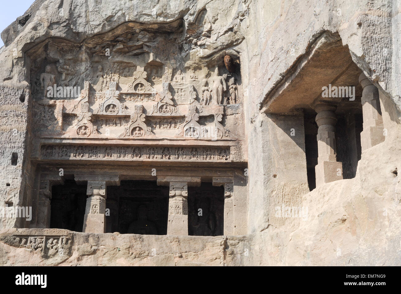 Ellora caves near Aurangabad, Maharashtra state in India Stock Photo ...