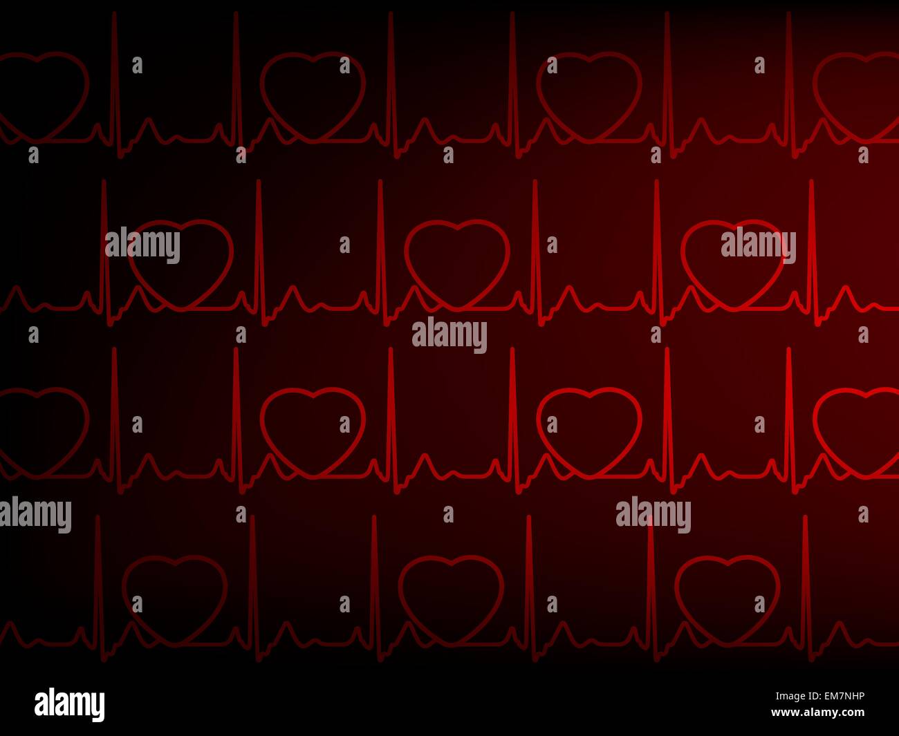 Heart cardiogram hi-res stock photography and images - Alamy