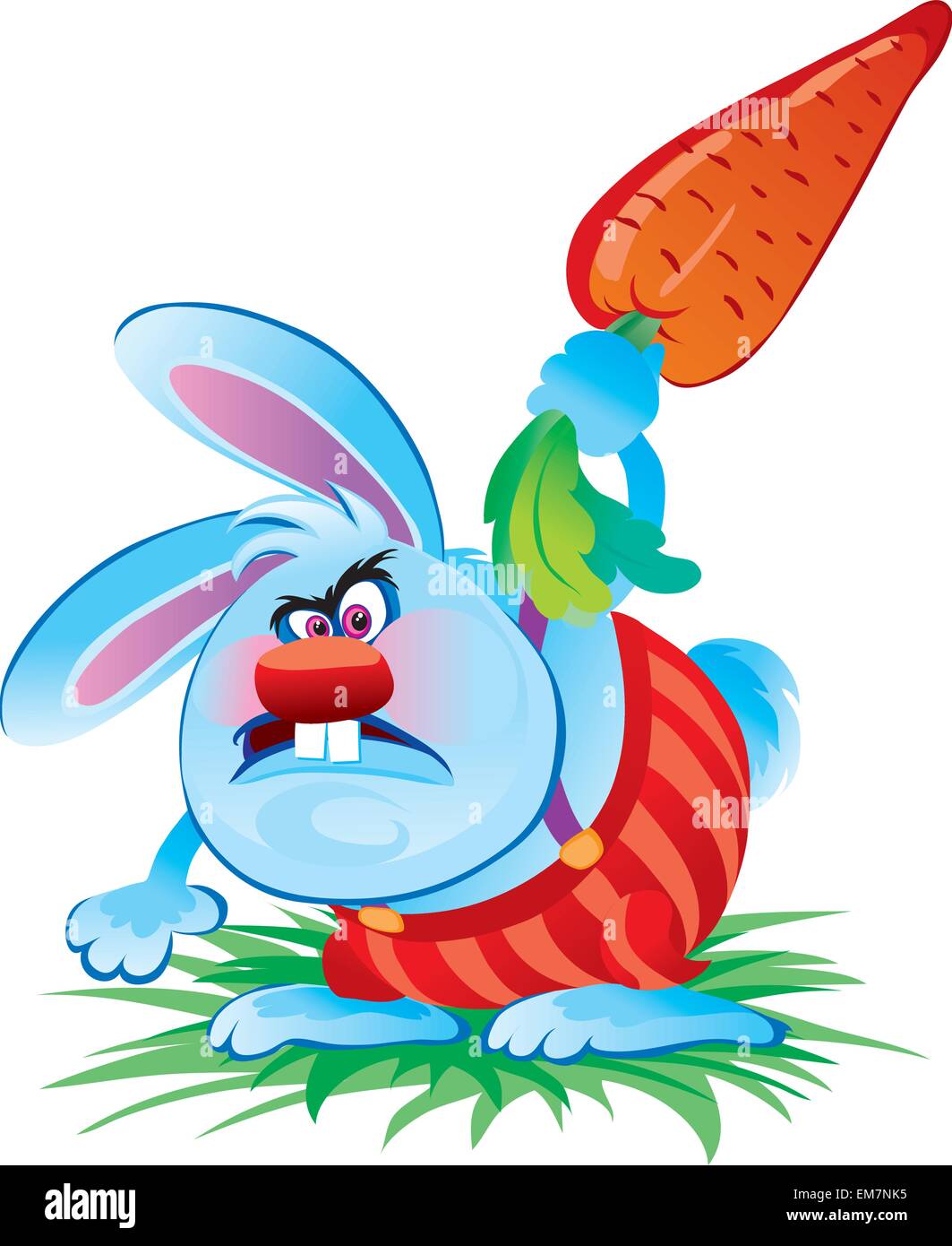 The rabbit in anger Stock Vector Image & Art - Alamy
