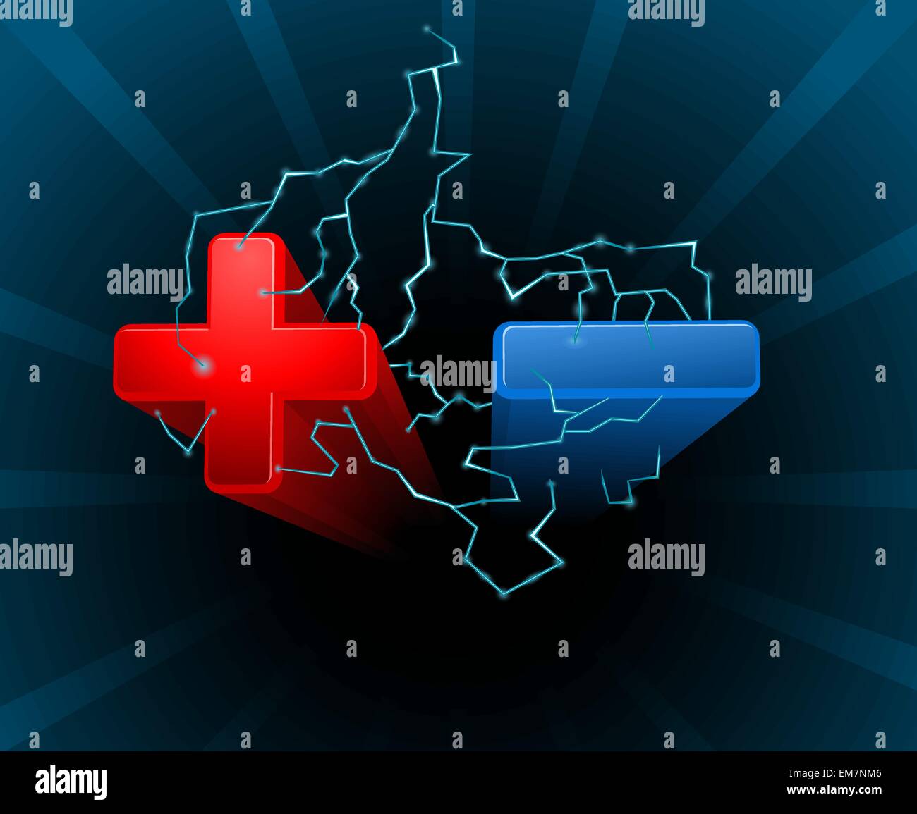 Vector abstract plus and minus Stock Vector Image & Art - Alamy