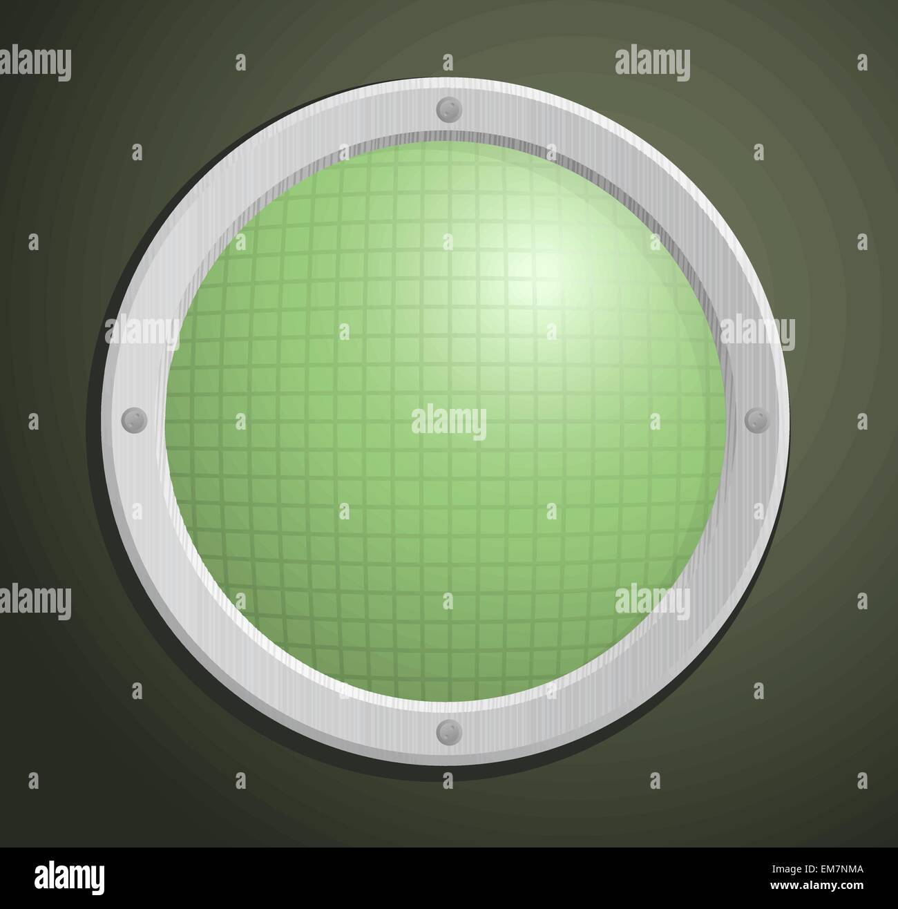 Vector illustration of circular radar Stock Vector Image & Art - Alamy