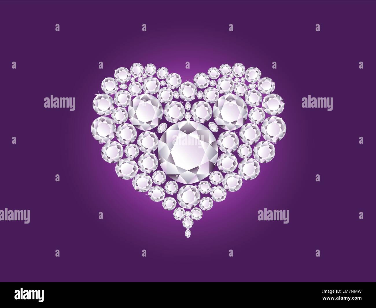 Shiny diamond Stock Vector Images - Alamy