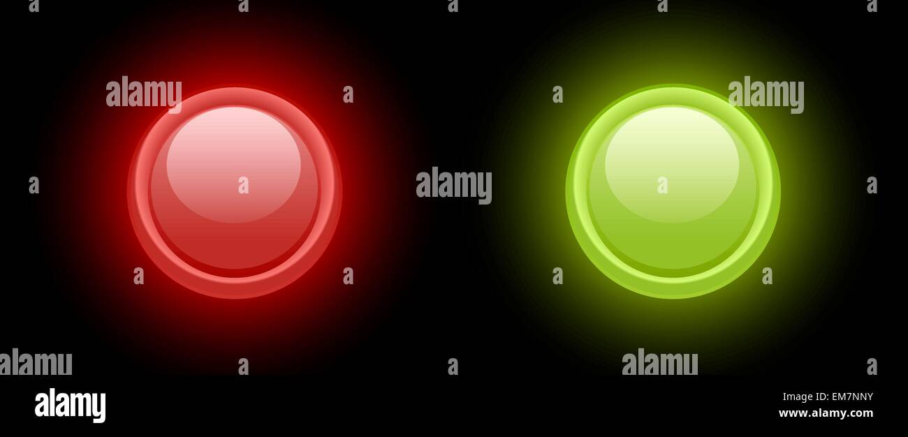 Set red black stop hi-res stock photography and images - Alamy