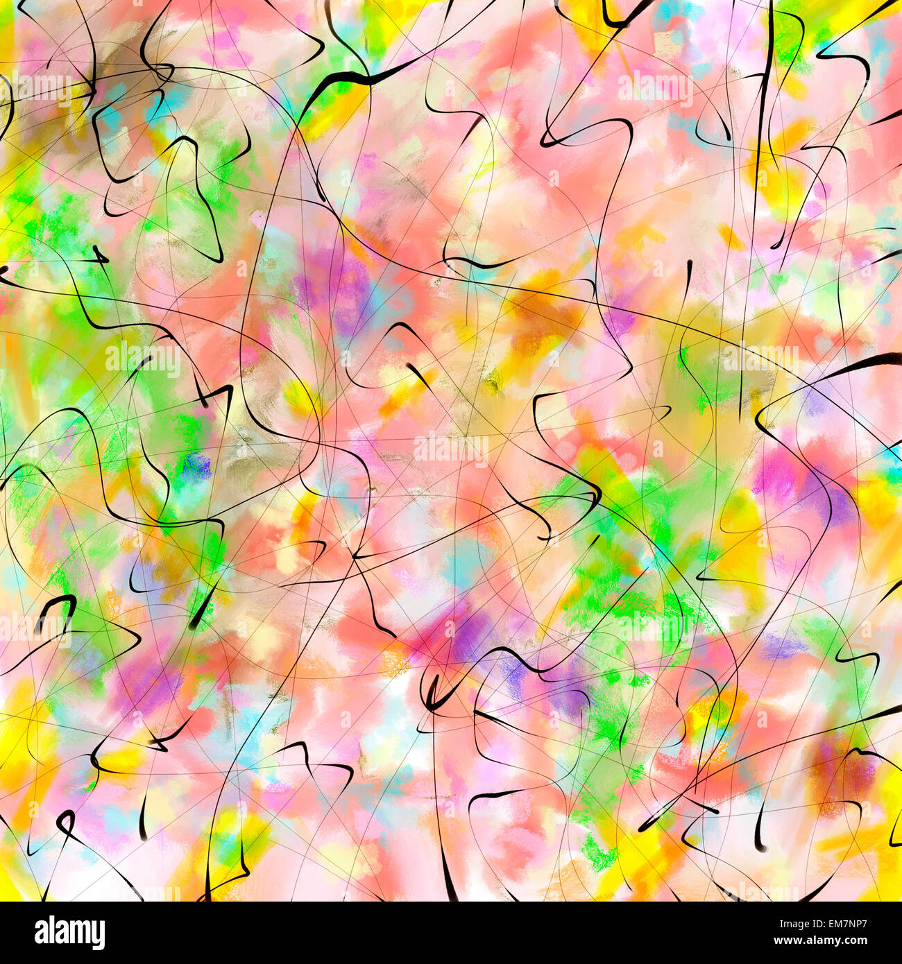 Artistic background in soft colors in the style of oil painting Stock ...