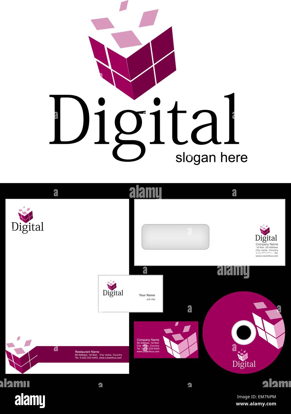 Digital slogan Stock Vector Images - Alamy