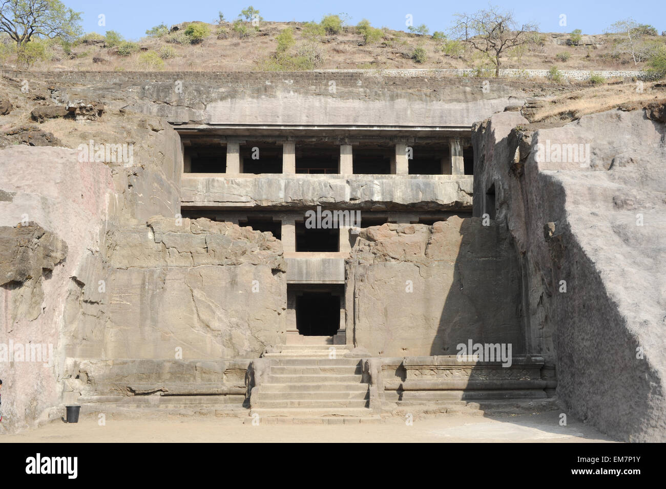 Ellora caves near Aurangabad, Maharashtra state in India Stock Photo ...