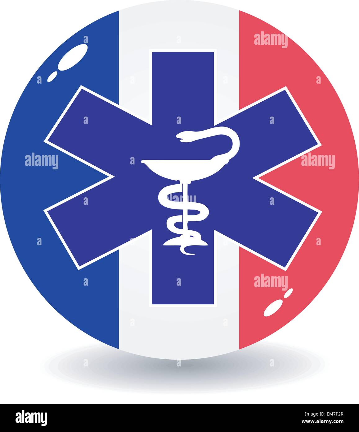 Vector illustration of signs national medicine of France Stock Vector ...