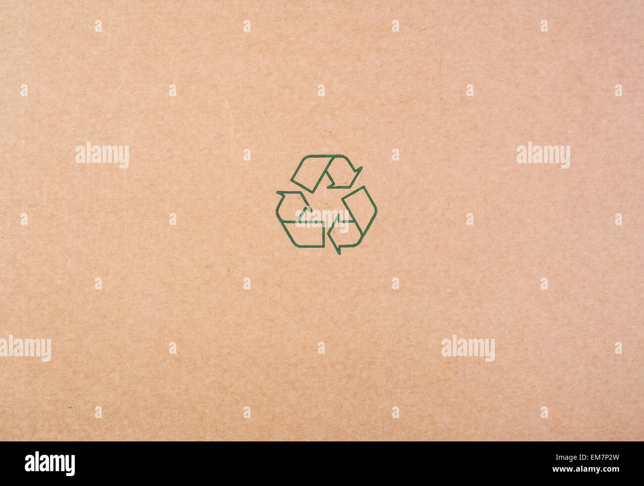 straight ecological produced cardboard made from recycled paper ...