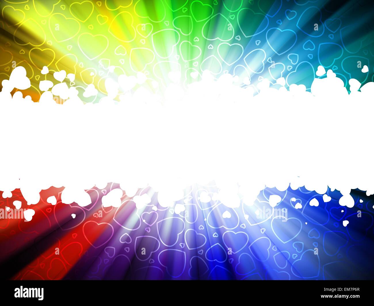 Colorful holiday lights glow Stock Vector Images - Alamy
