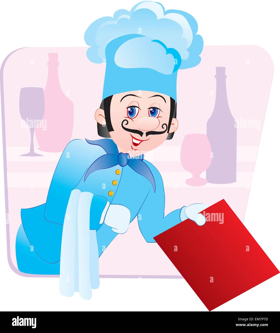 The obliging cook Stock Vector Image & Art - Alamy