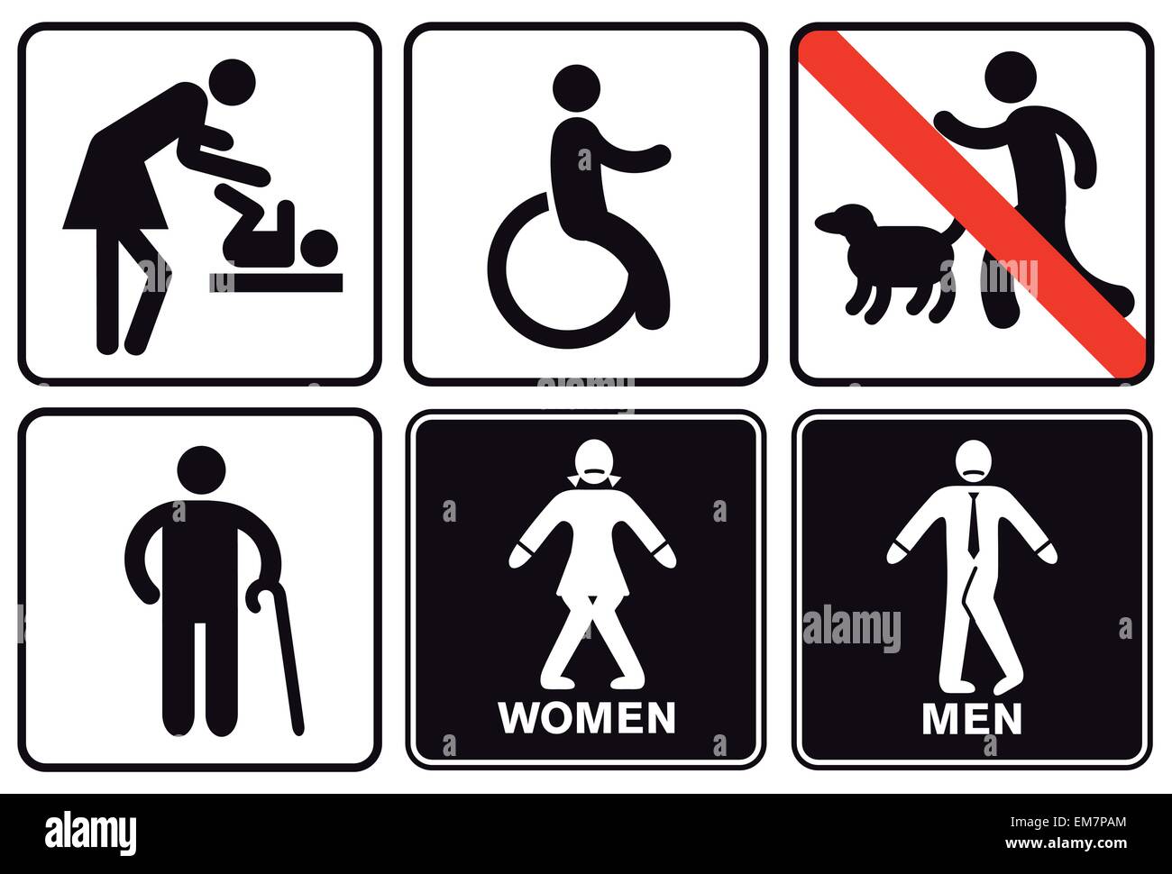 Disabled baby Stock Vector Images - Alamy