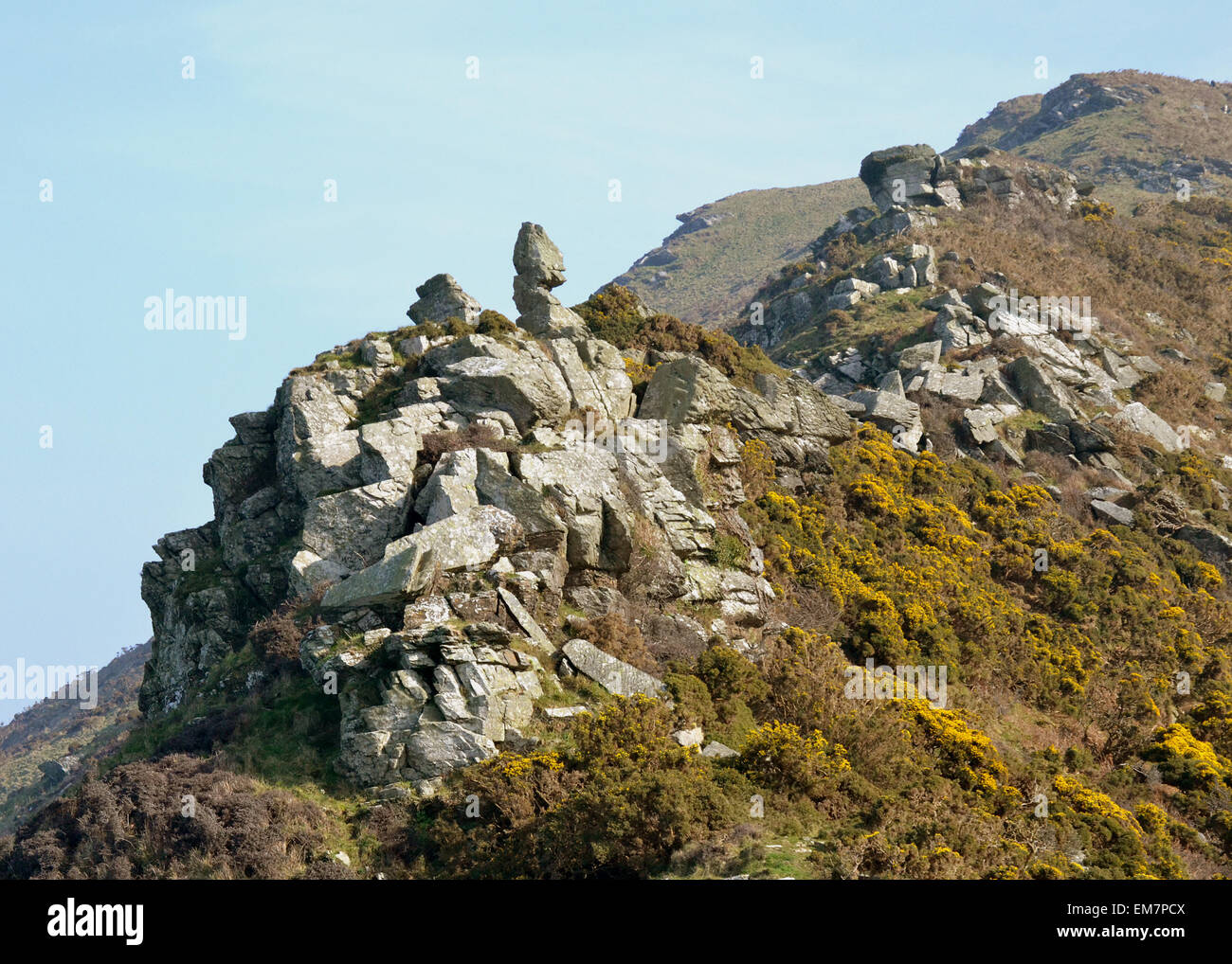 Lynton Lynmouth Valley of the Rocks North Devon Stock Photo - Alamy