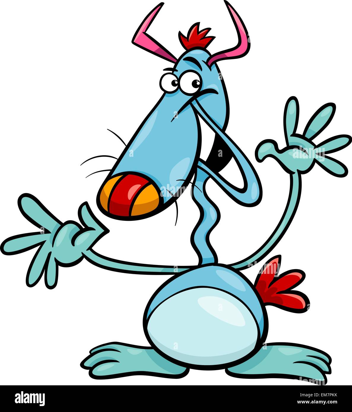 cartoon funny fantasy character Stock Vector Image & Art - Alamy