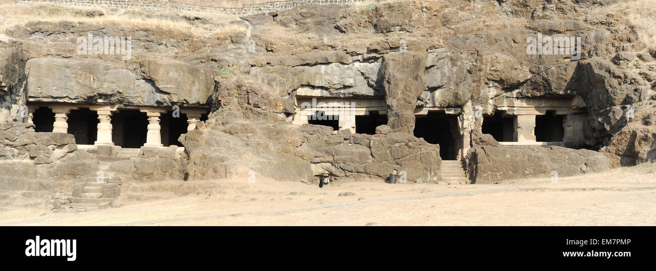 Ellora caves near Aurangabad, Maharashtra state in India Stock Photo ...