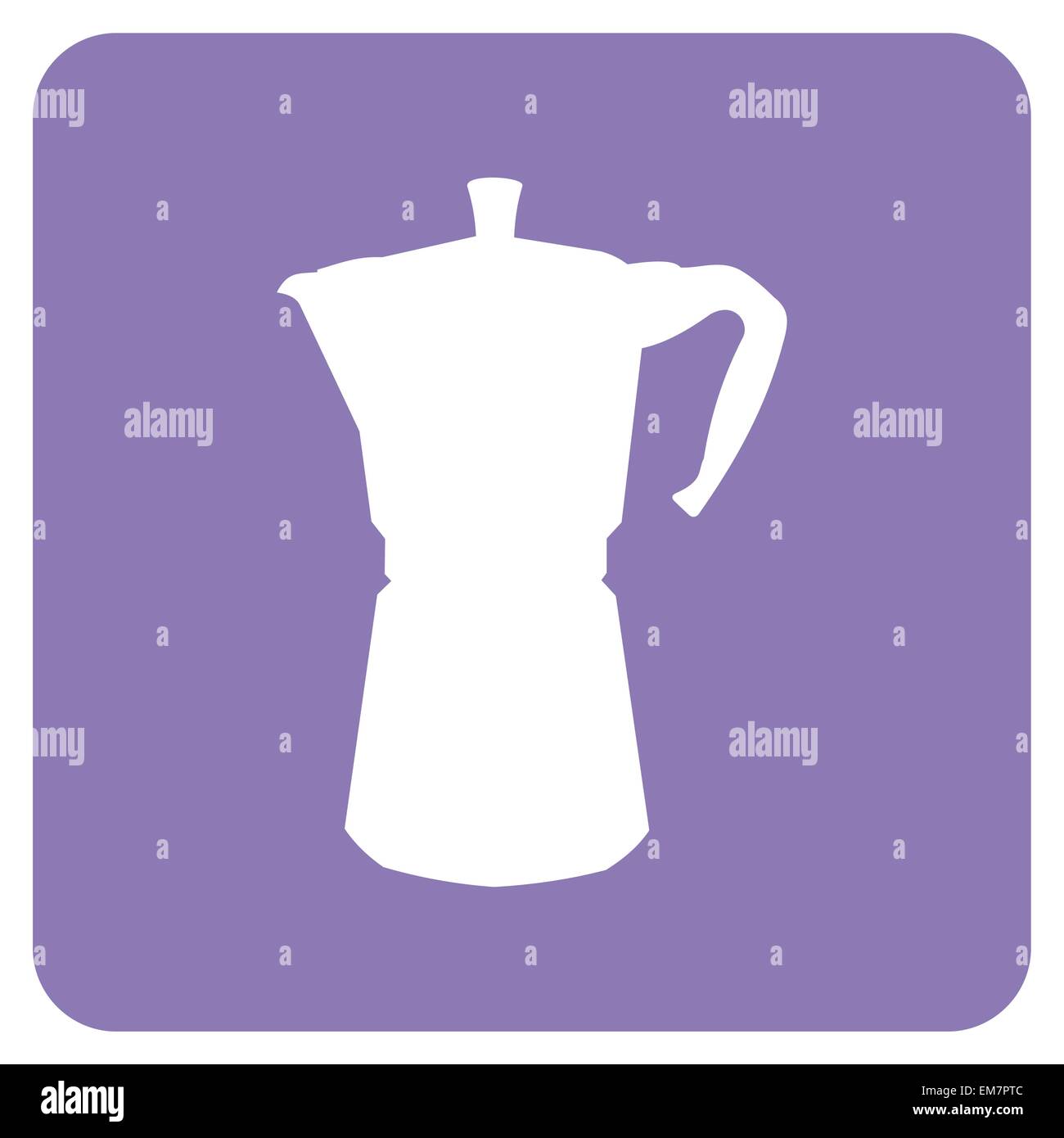Cup coffee pot milk Cut Out Stock Images & Pictures - Alamy