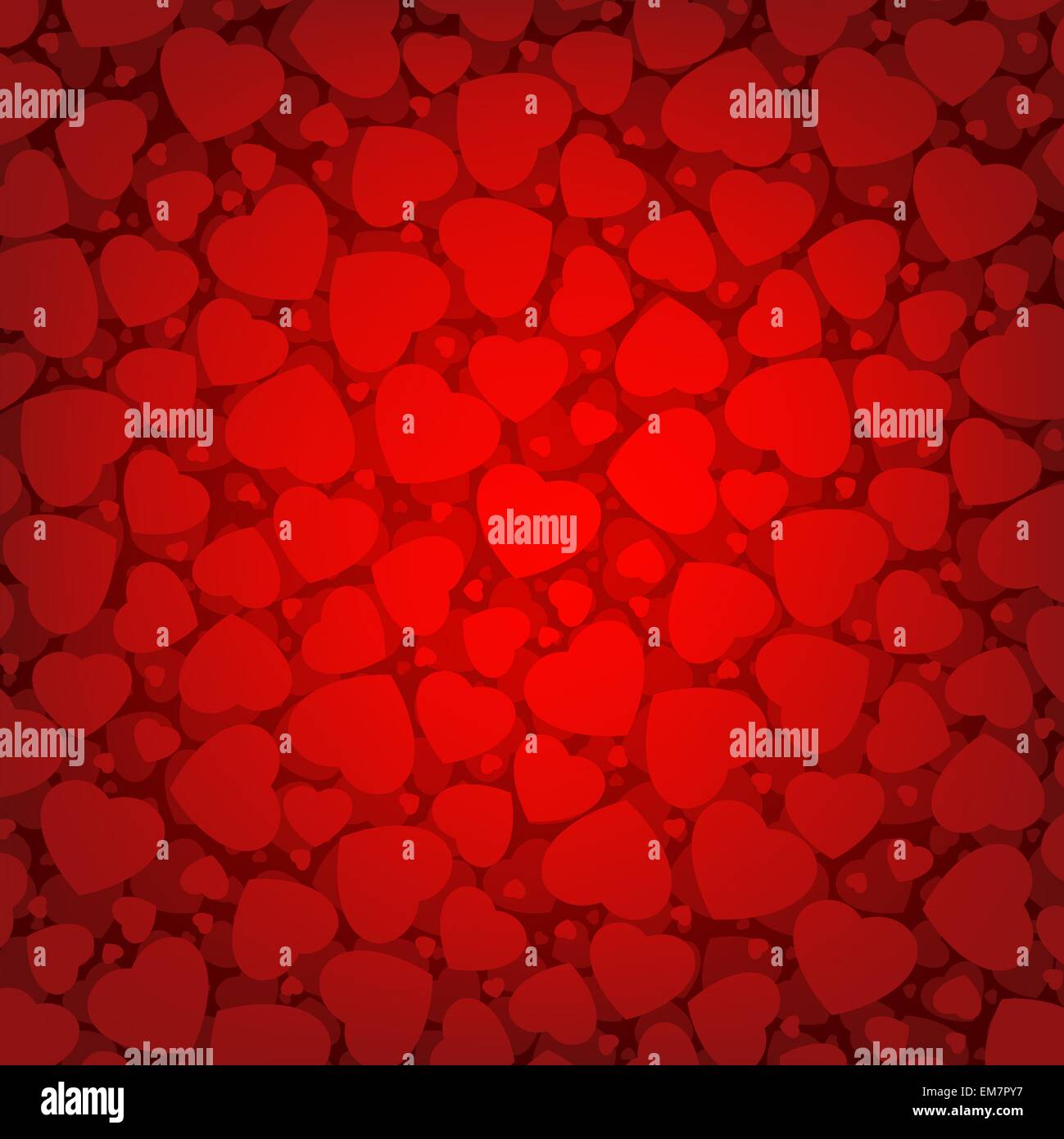 Red background with hearts. EPS 8 Stock Vector Image & Art - Alamy