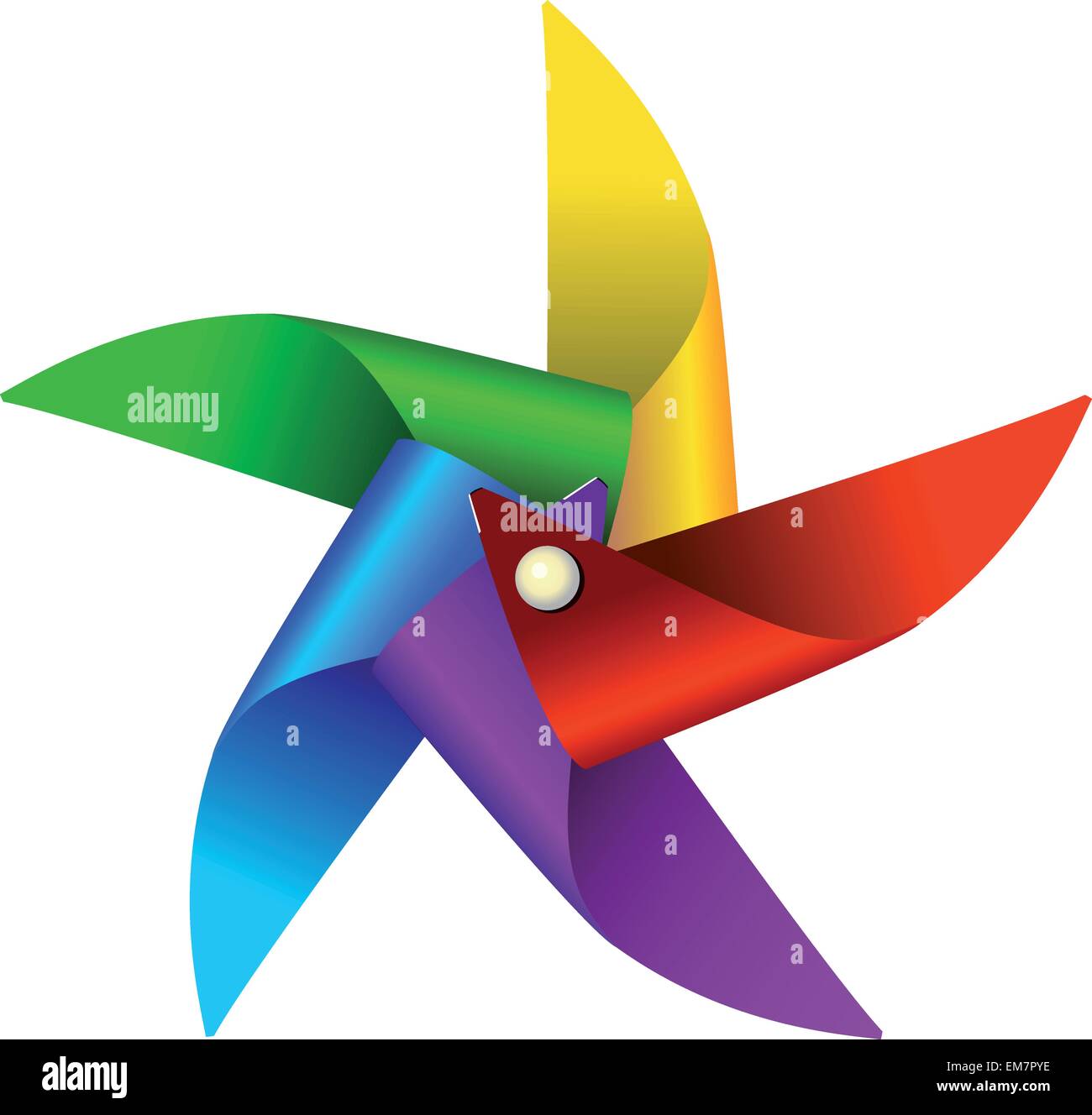 Colorful windmill toy Stock Vector Image & Art - Alamy