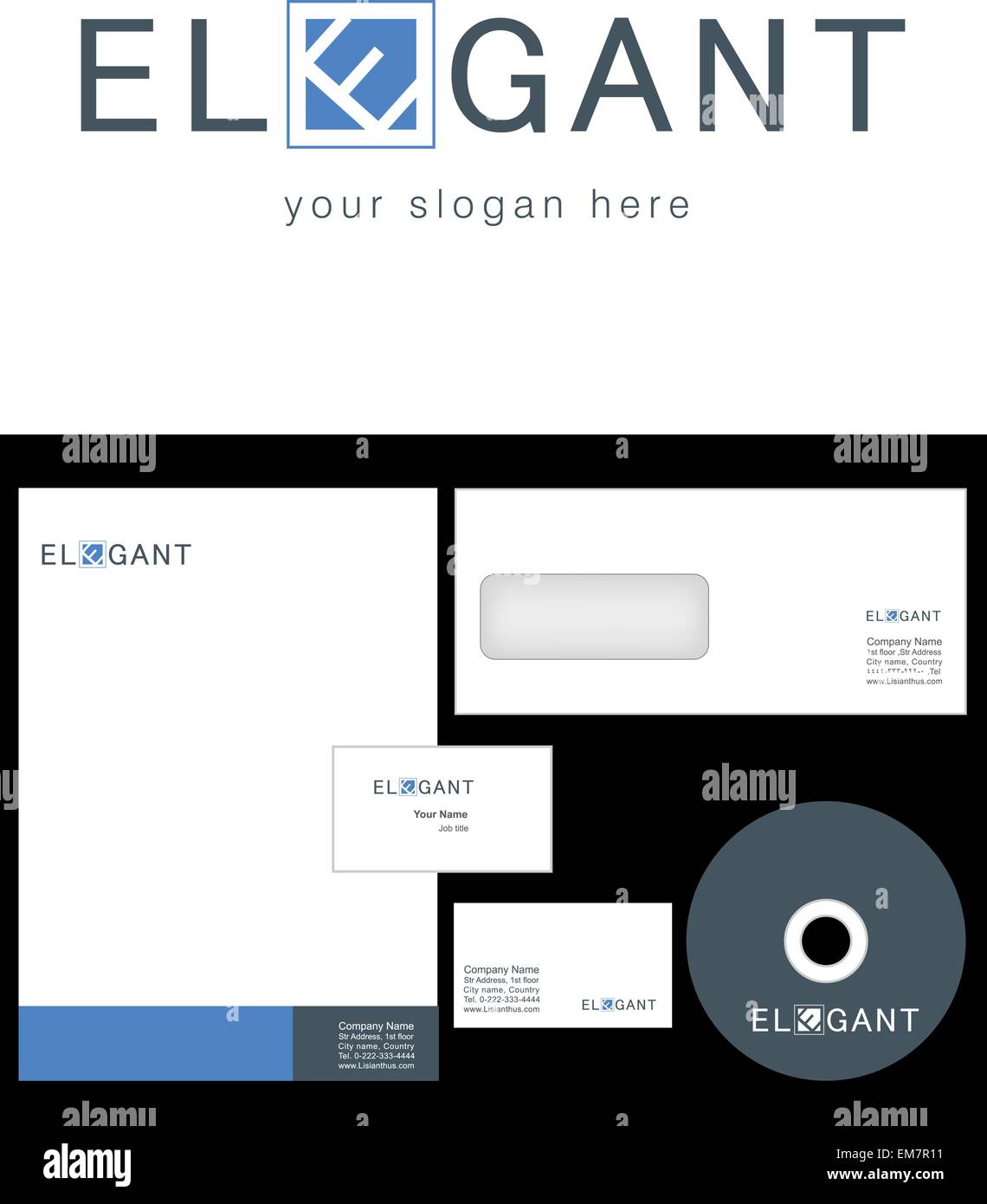 Elegant Logo Design Stock Vector Image & Art - Alamy