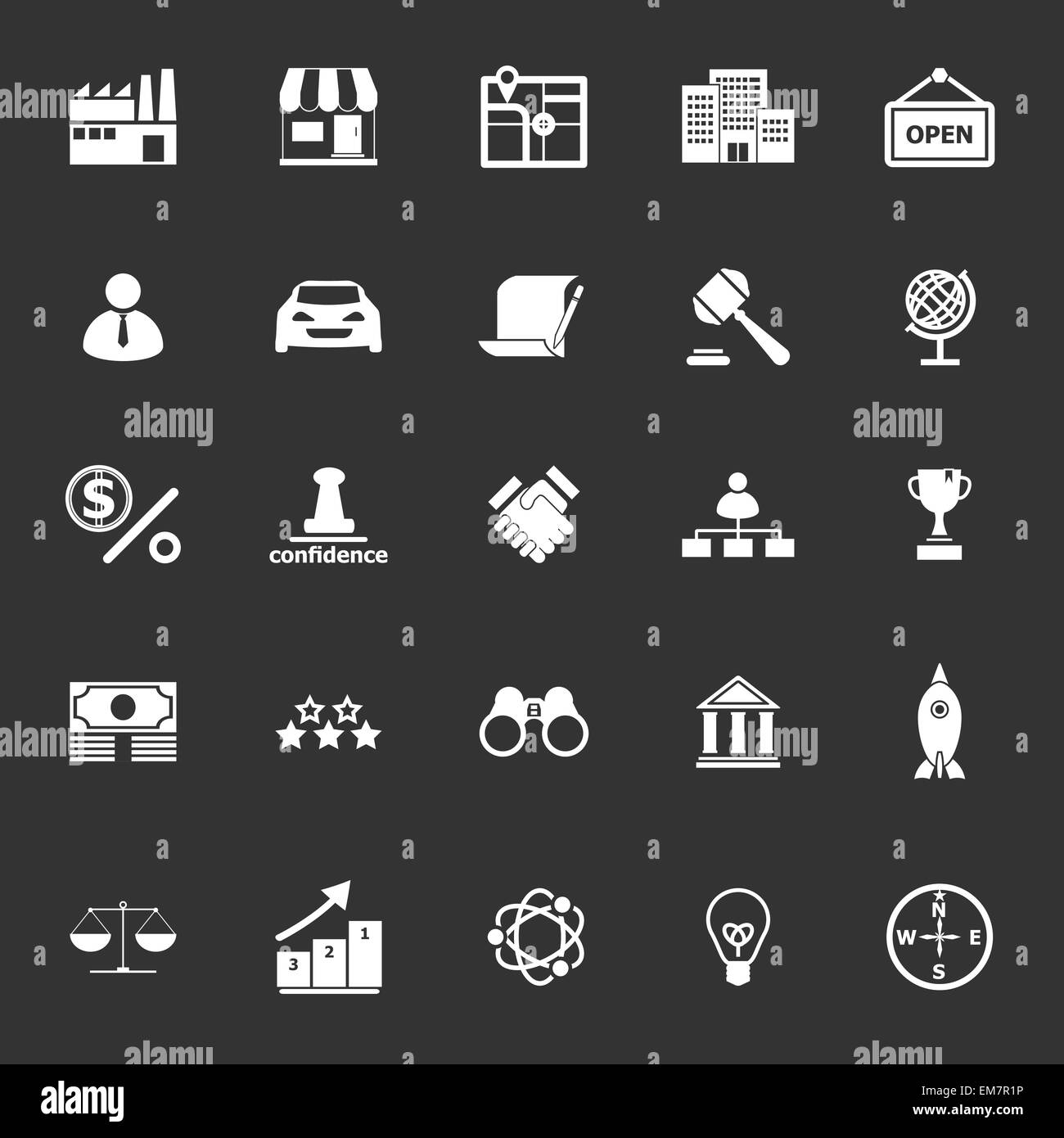 Franchise business icon on Stock Vector Images - Alamy