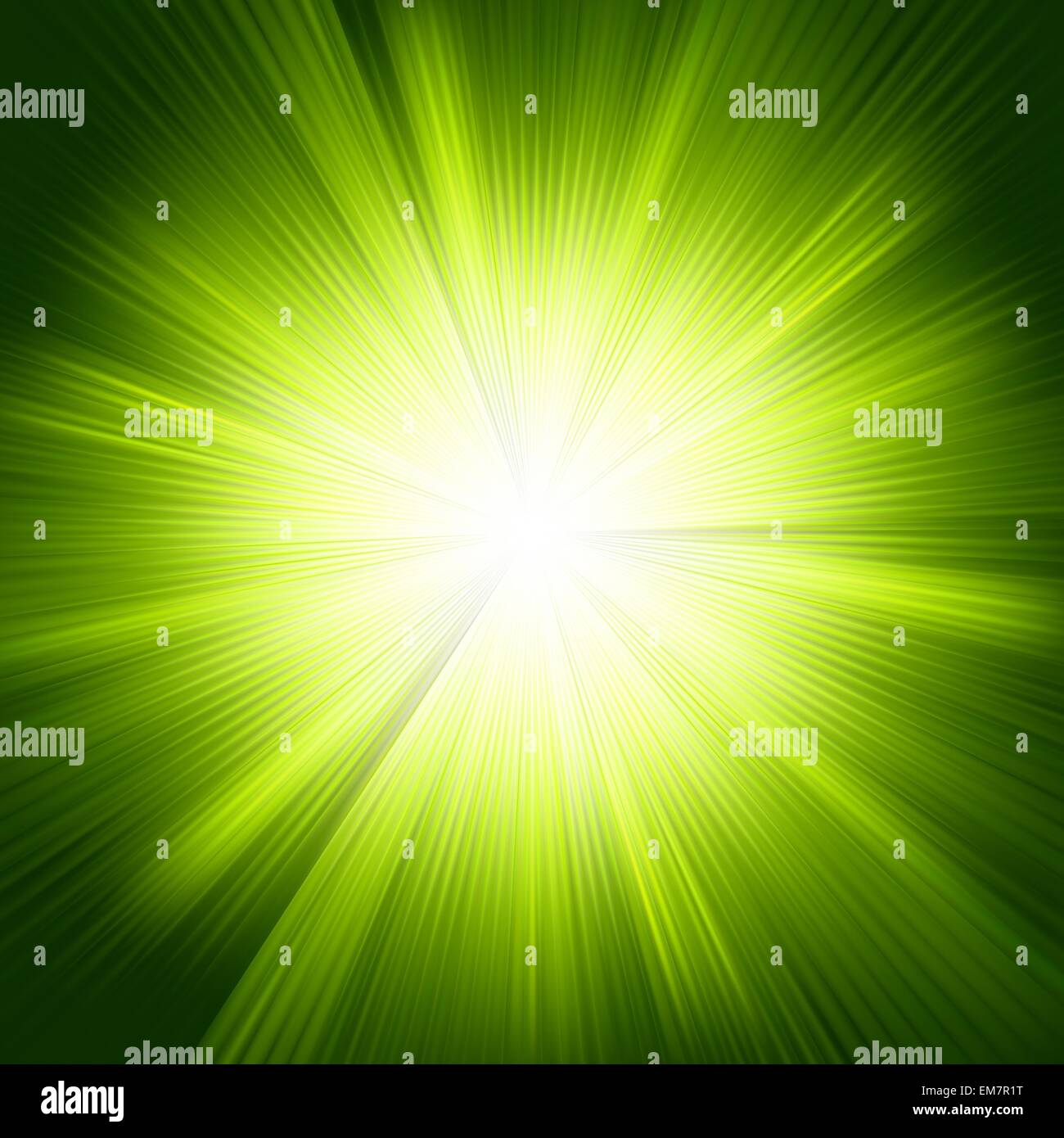 Green burst vector Stock Vector Images - Alamy