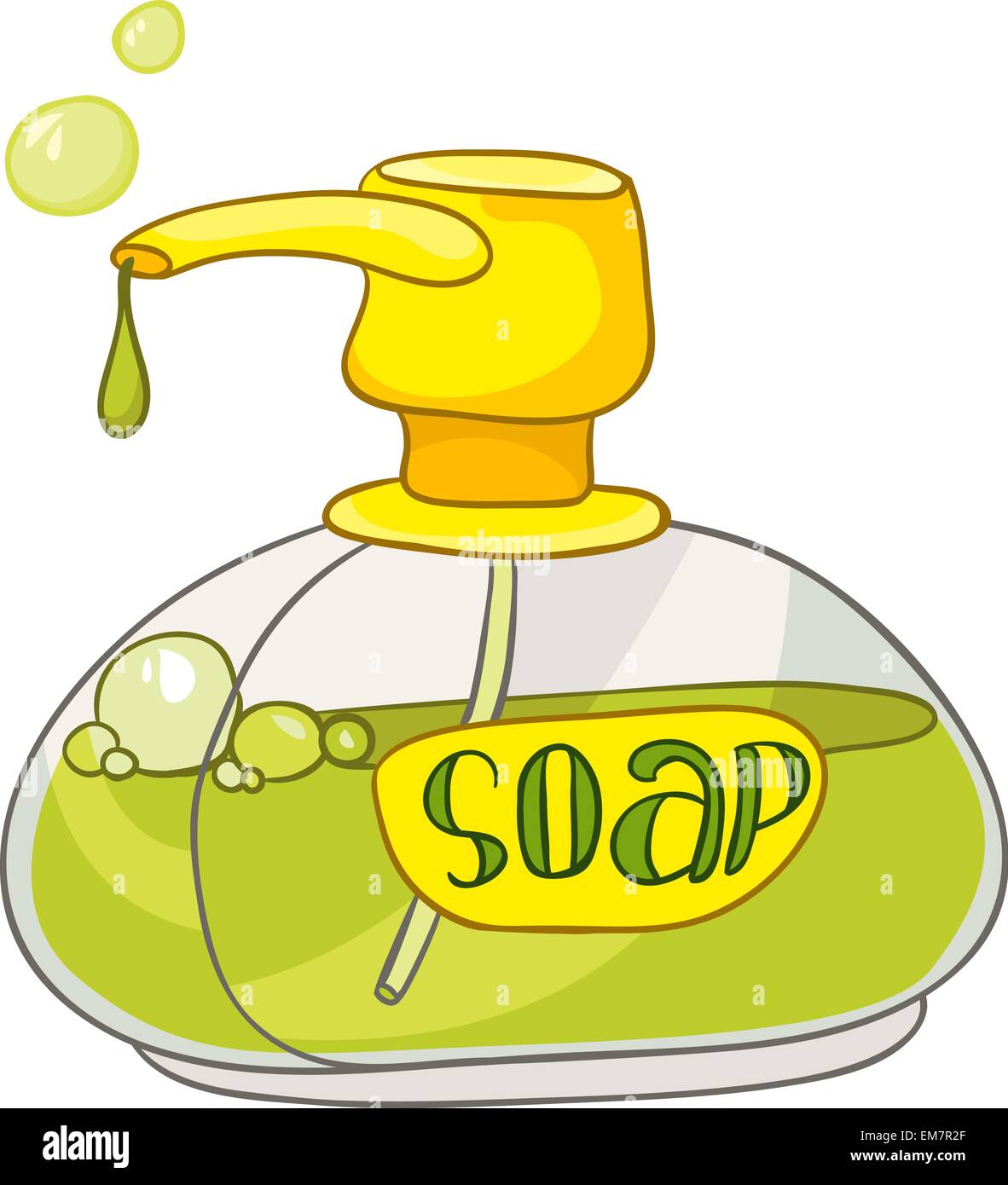 Cartoon Home Washroom Soap Stock Vector Image & Art - Alamy