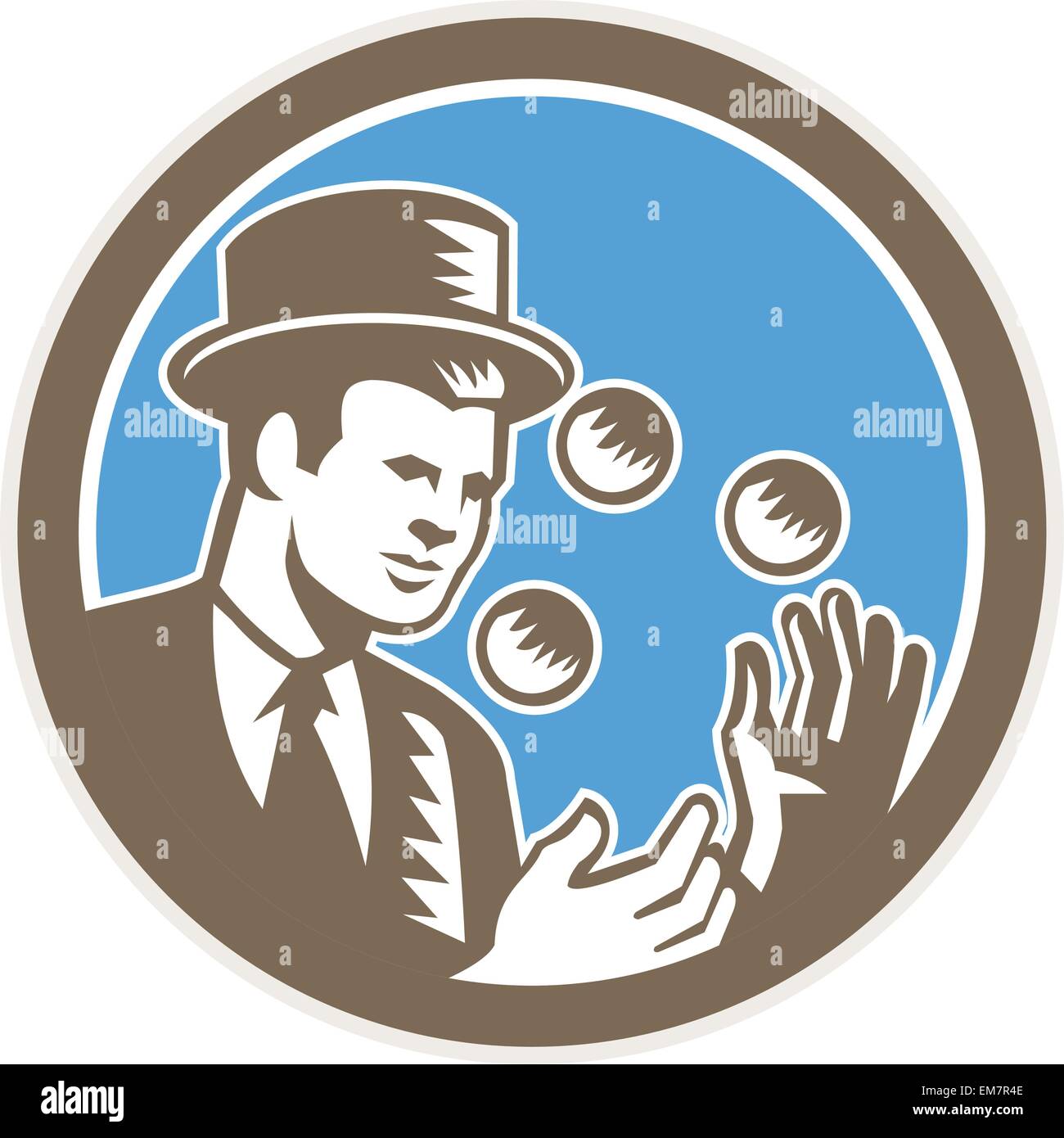 Juggler entertainer Stock Vector Images - Alamy