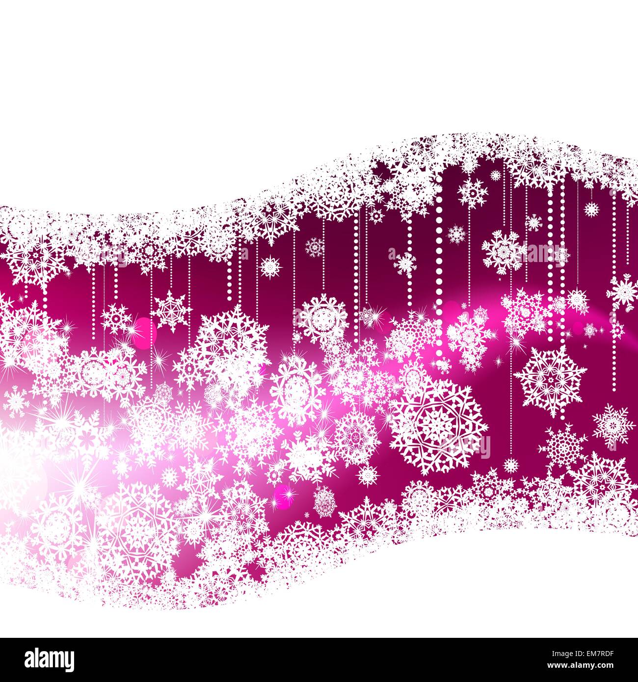 Purple winter background & snowflakes. EPS 8 Stock Vector Image & Art ...