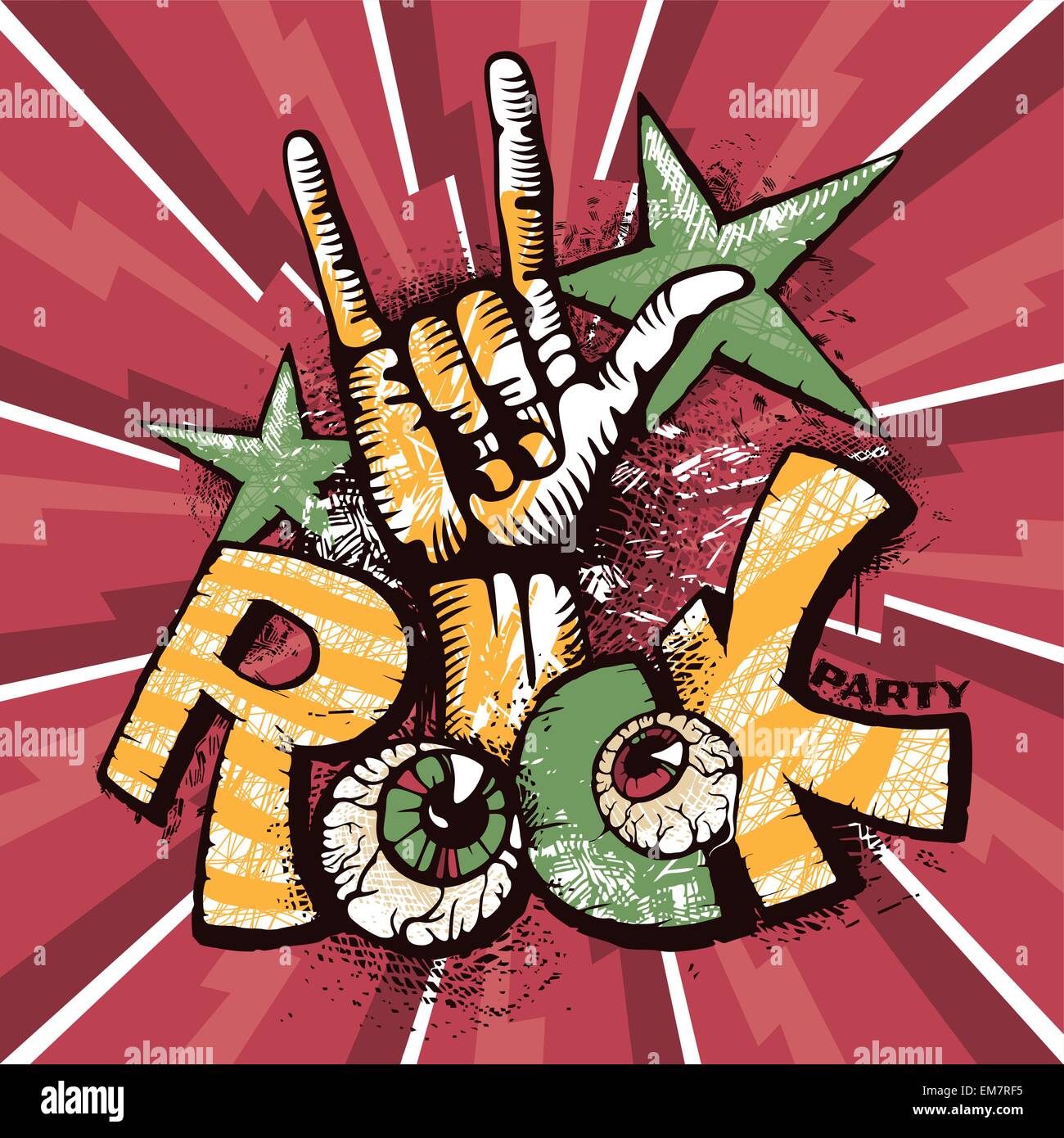 Rock poster hi-res stock photography and images - Alamy