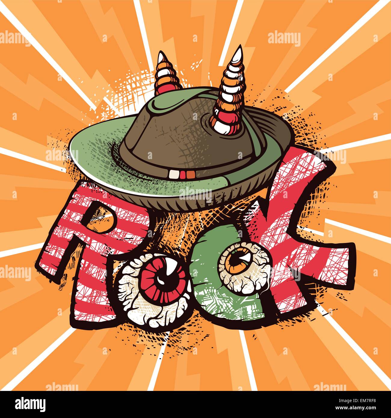 Grunge rock poster Stock Vector Image & Art - Alamy