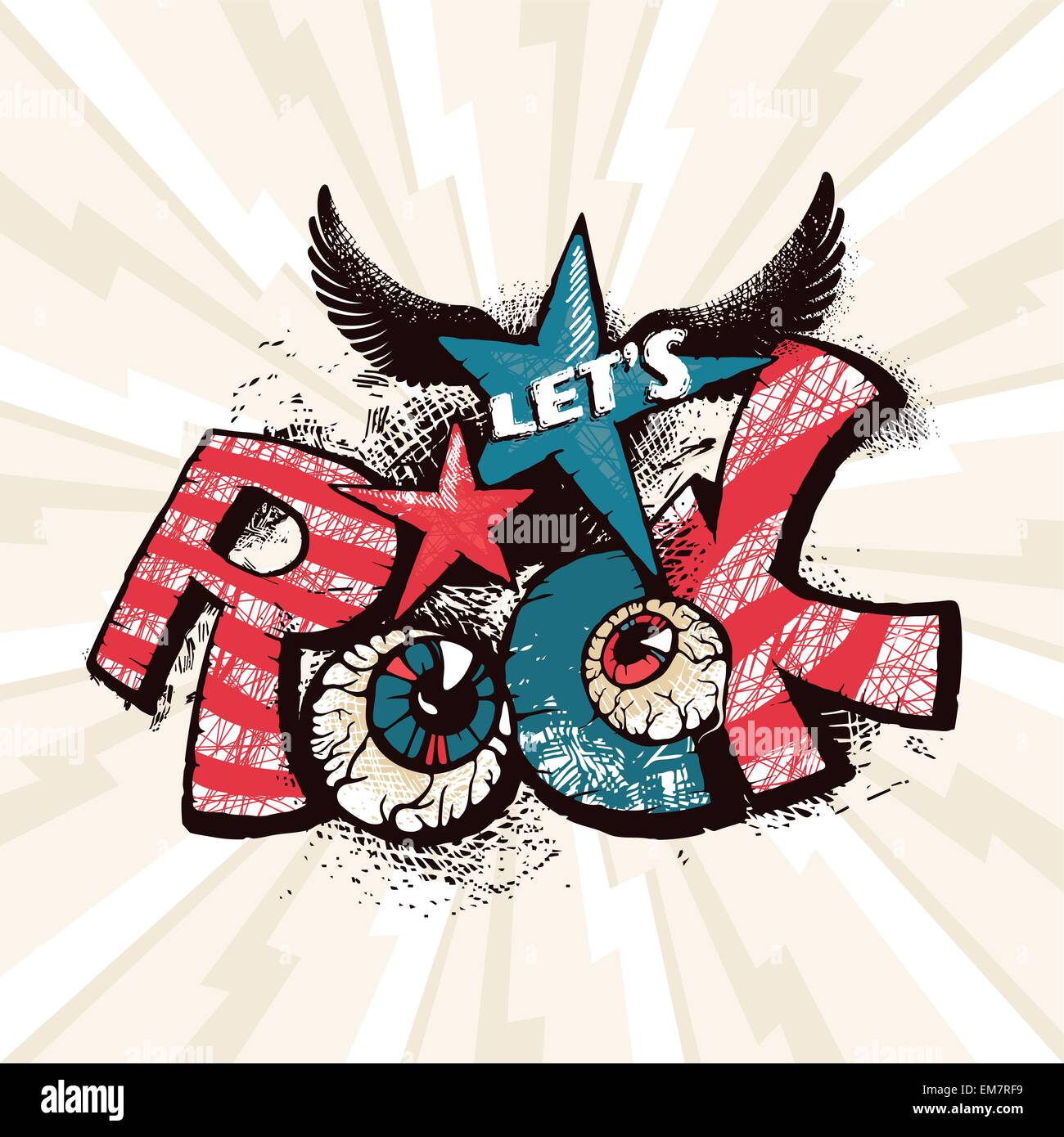 Grunge rock poster Stock Vector Image & Art - Alamy