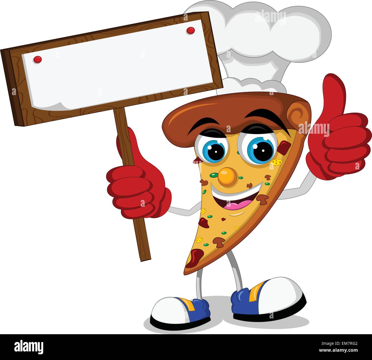 Pizza cartoon hi-res stock photography and images - Alamy
