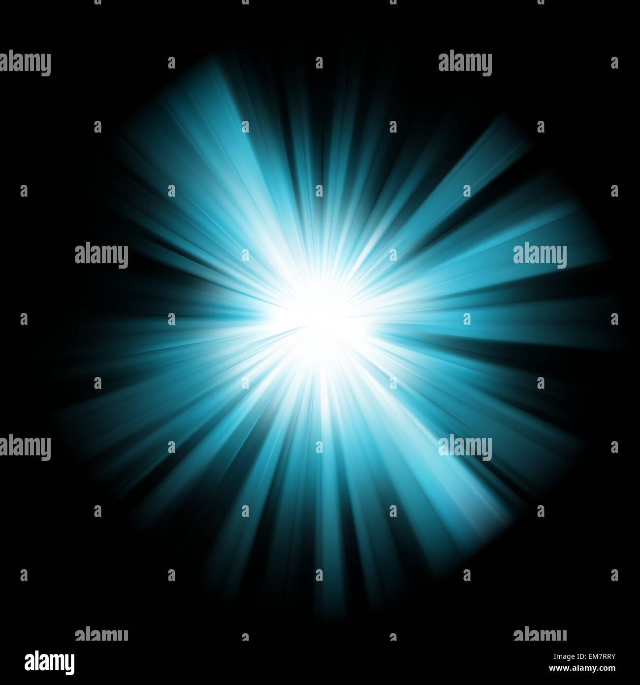 Blue burst color design template. EPS 8 Stock Vector Image & Art - Alamy