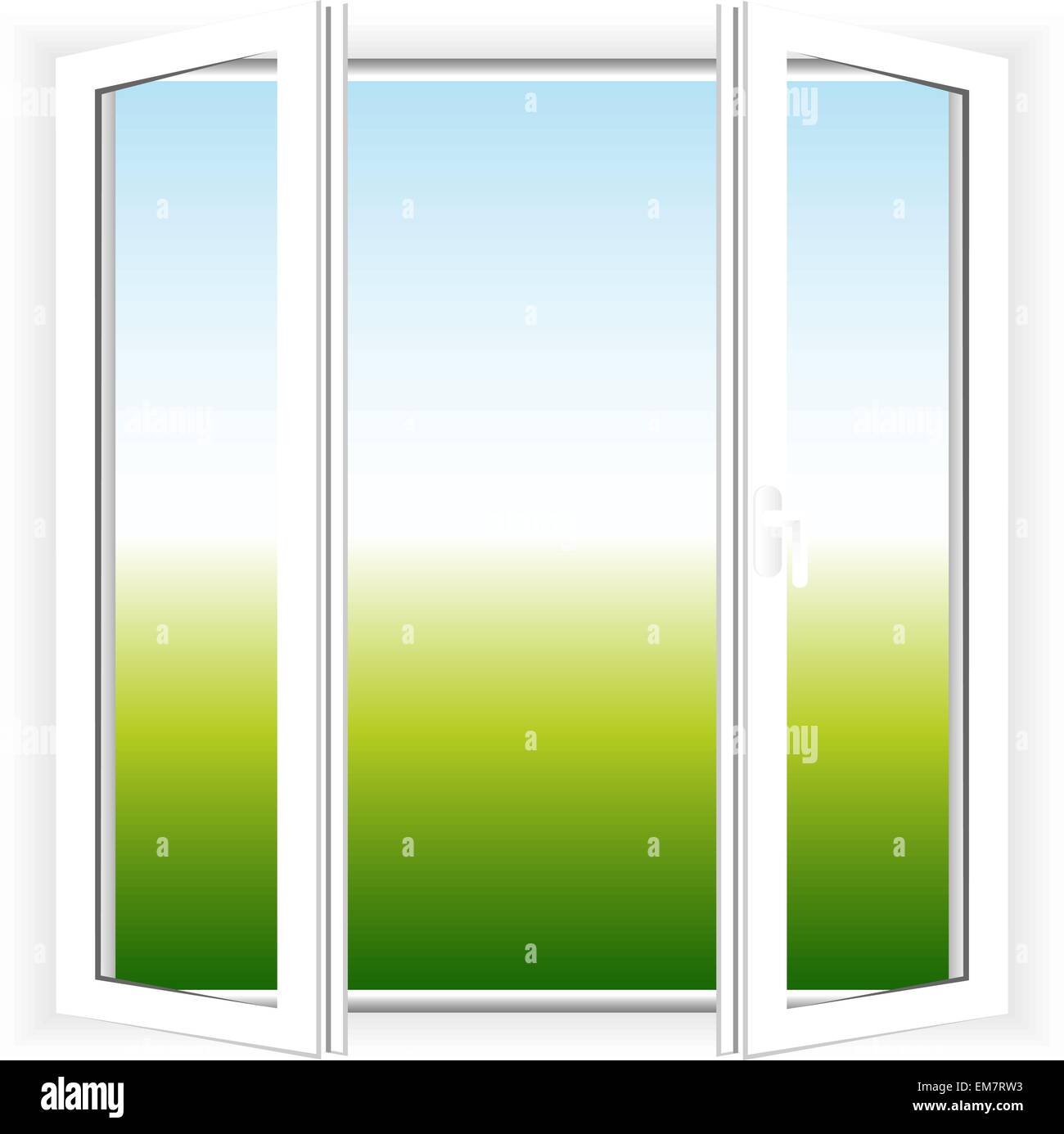 Single light window design Stock Vector Images - Alamy