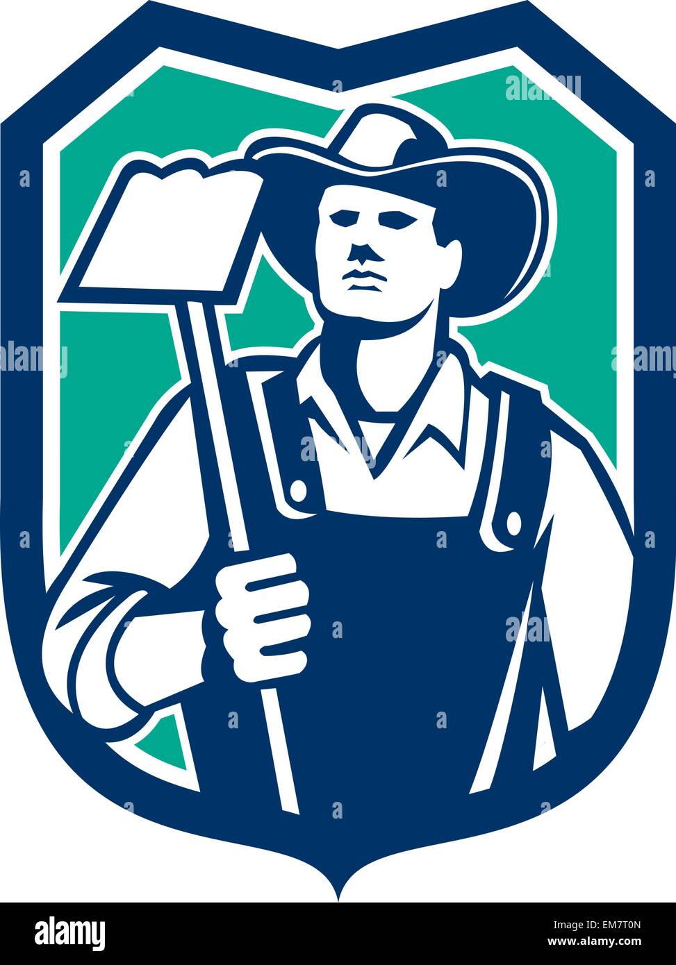 Grab hoe Stock Vector Images - Alamy