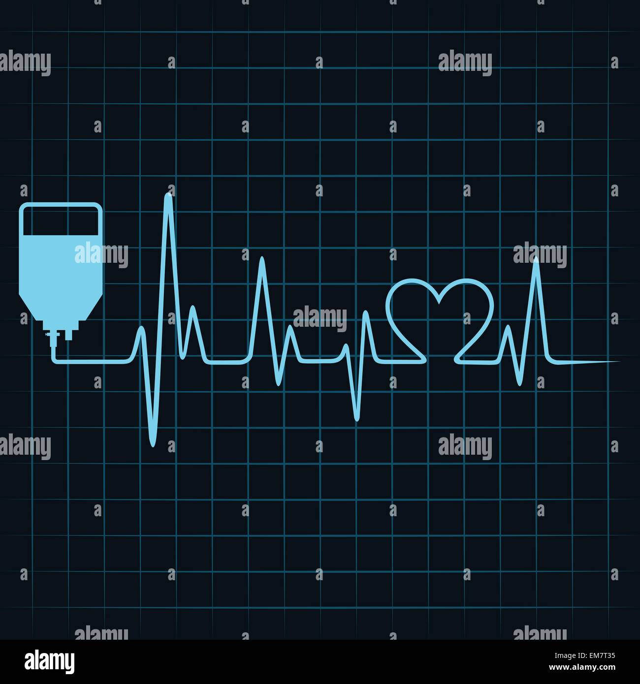 Donation heart concept Stock Vector Images - Alamy