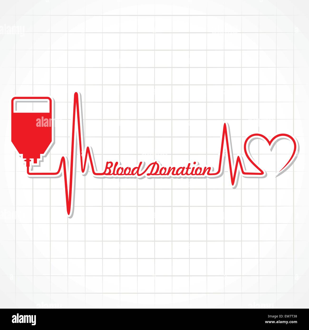 Donation heart concept Stock Vector Images - Alamy