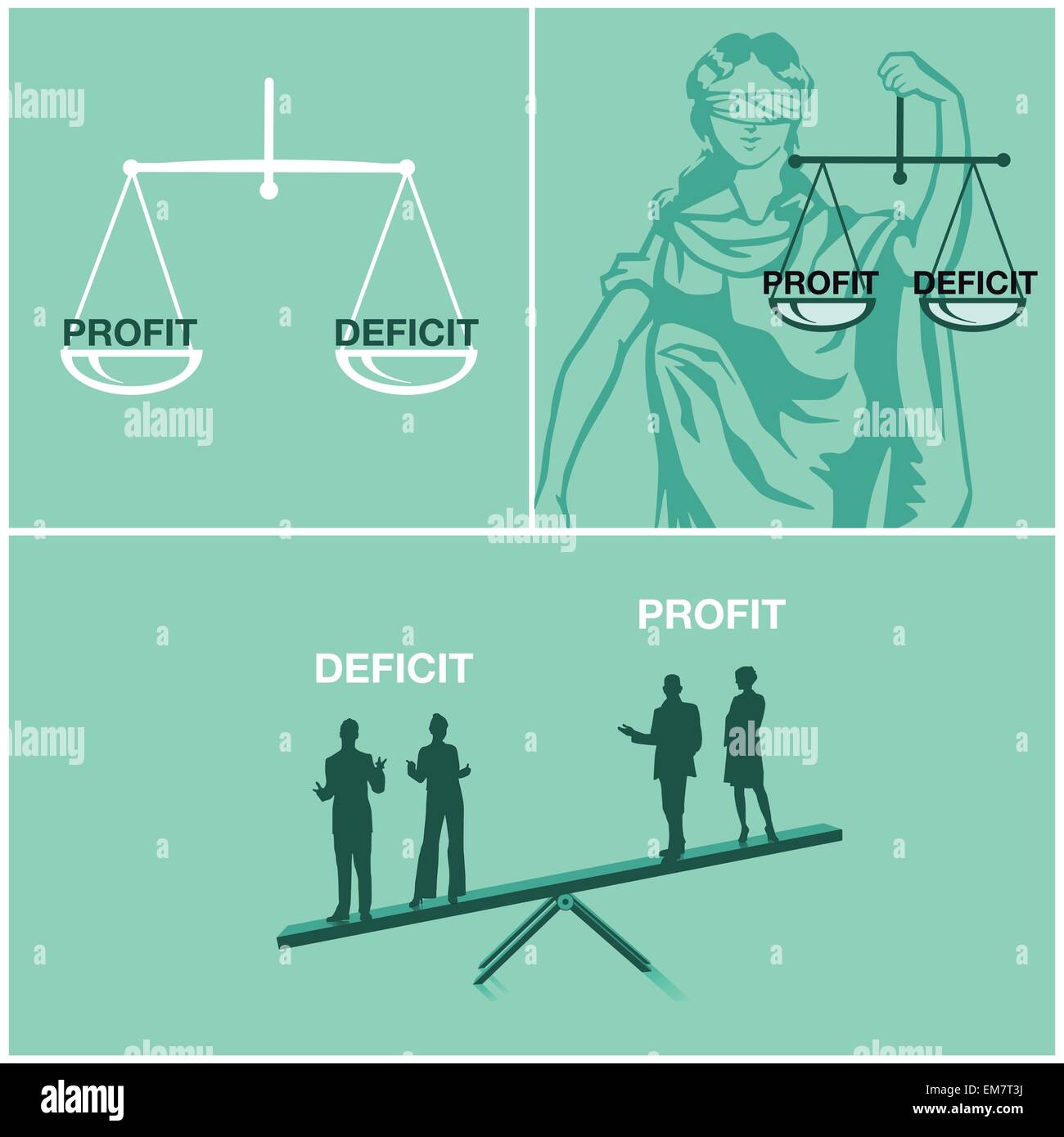 Weighing the risks and rewards Stock Vector Image & Art - Alamy