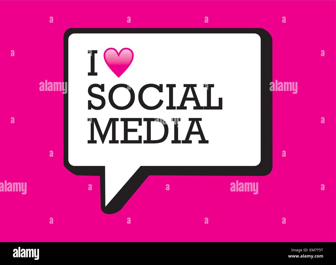 Love like heart social Stock Vector Images - Alamy